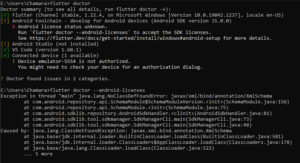 How to Fix Flutter Doctor -android-licenses : Exception in thread "main" java.lang ...