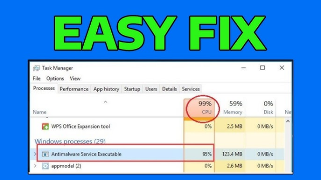 How to fix ‘Antimalware Service Executable’ high CPU usage – CodeROG